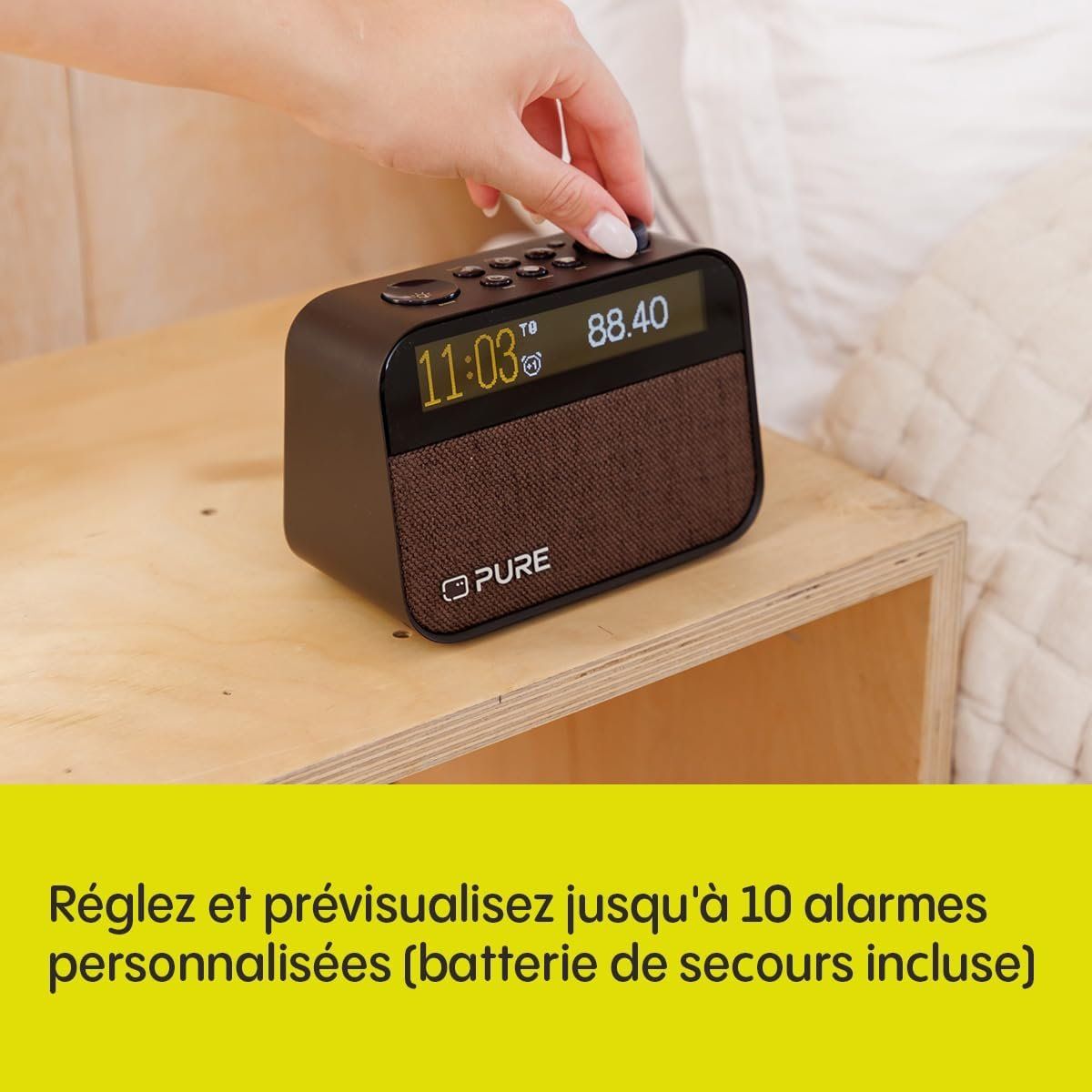 PURE moment black coffee radio-réveil DAB NEUF (Neuf avec emballage d ...