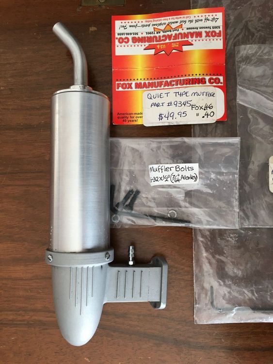 FOX MANU CO. QUIET TYPE MUFFLER | Kaufen auf Ricardo