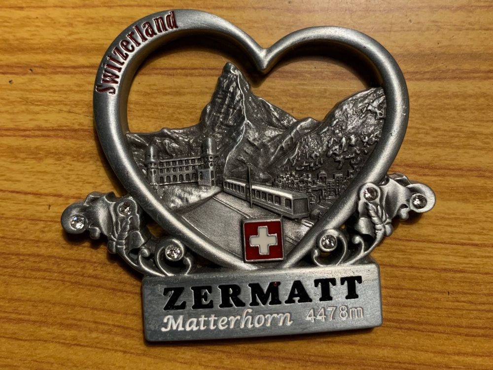 Magnet Zermatt Switzerland Zirkonia Matterhorn (Neu (gemäss ...