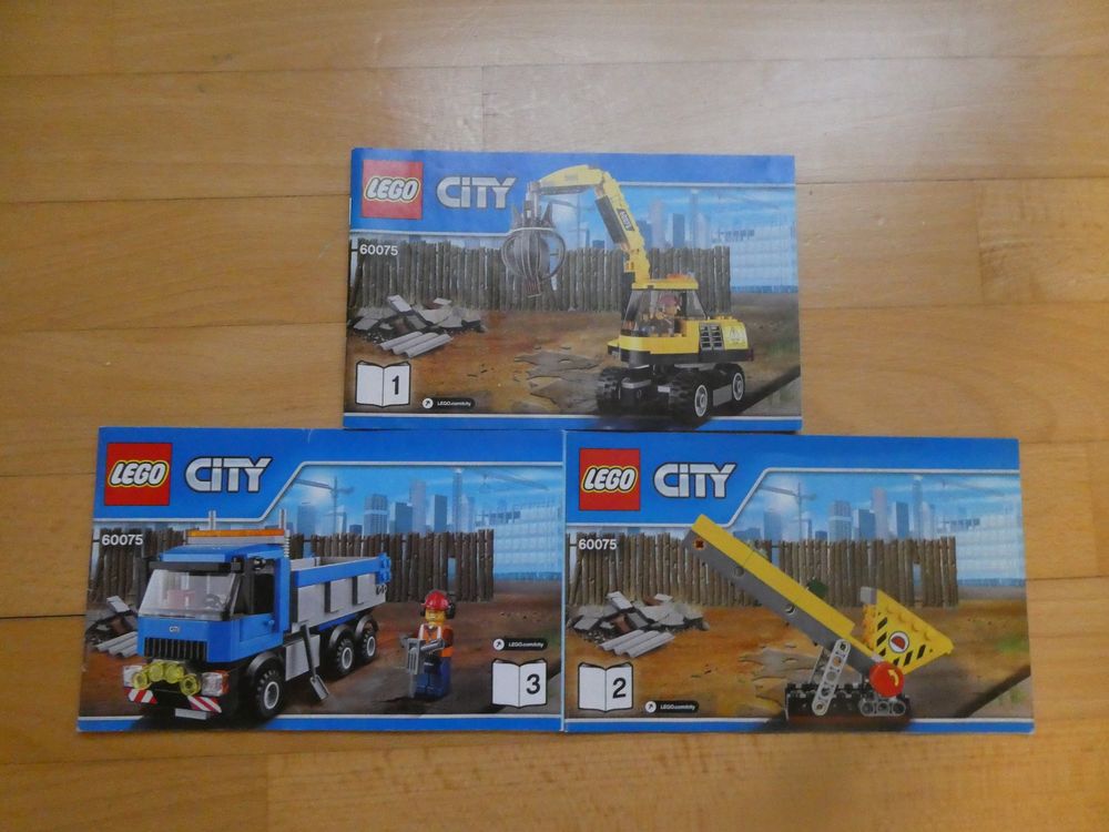 Lego City 60075 Bagger, Lastwagen mit Förderband (Gebraucht) in Adlikon ...