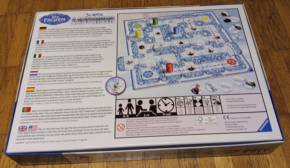 4// Junior Labyrinth Frozen ab 4 Jahren für 2-4 Spieler (Neu (gemäss ...
