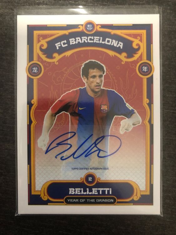 Topps Fc Barcelona Juliano Belletti Autogramm (Gebraucht) in Wangenried ...