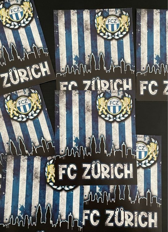 200 Stickers FC Zürich (Neu und originalverpackt) in Leytron für CHF 14 ...