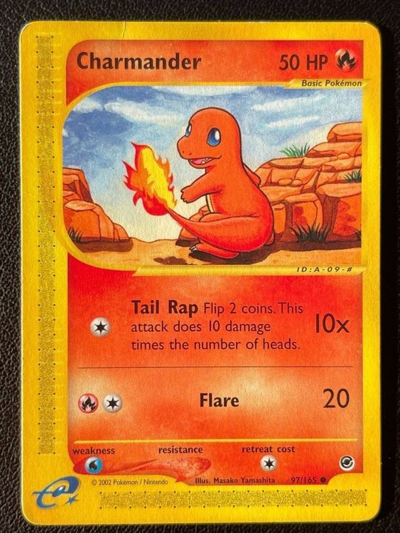 Charmander 97/165 Pokémon Expedition WOTC First Edition (Neu (gemäss ...