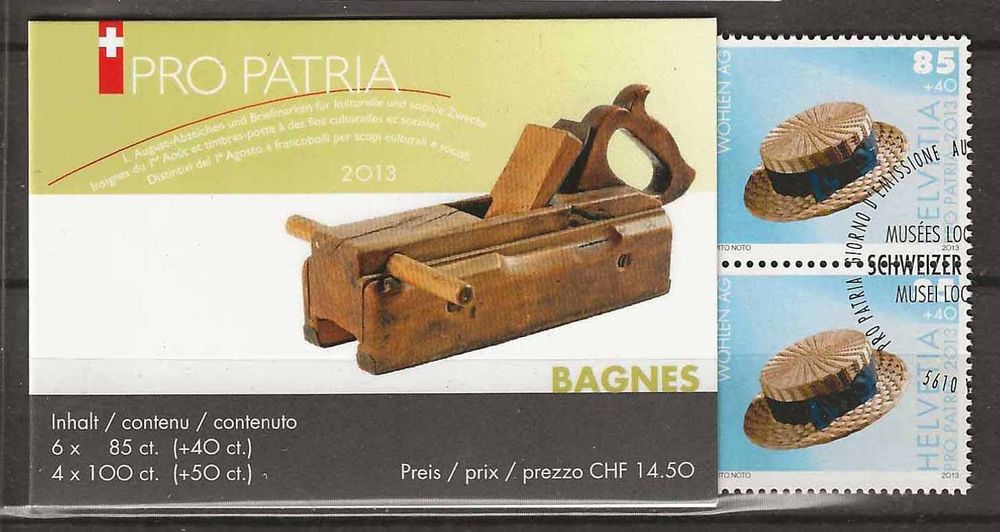 PPC2013 - Carnet Pro Patria 2013 1er j. (Gebraucht) in für CHF 12 – mit ...