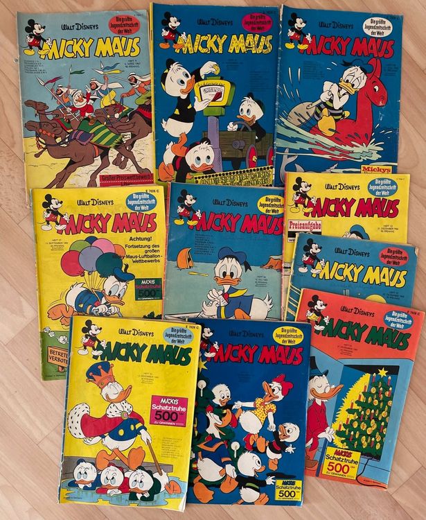 10 Micky Maus Hefte 1960er Jahre, Lesestoff (Gebraucht) in Kehrsatz für CHF 9.85 – mit Lieferung ...