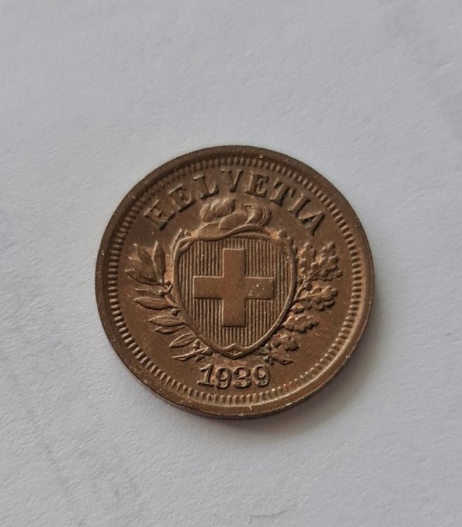 1939 Rappen Centime (Gebraucht) in Meyrin für CHF 39 – mit Lieferung auf Ricardo kaufen