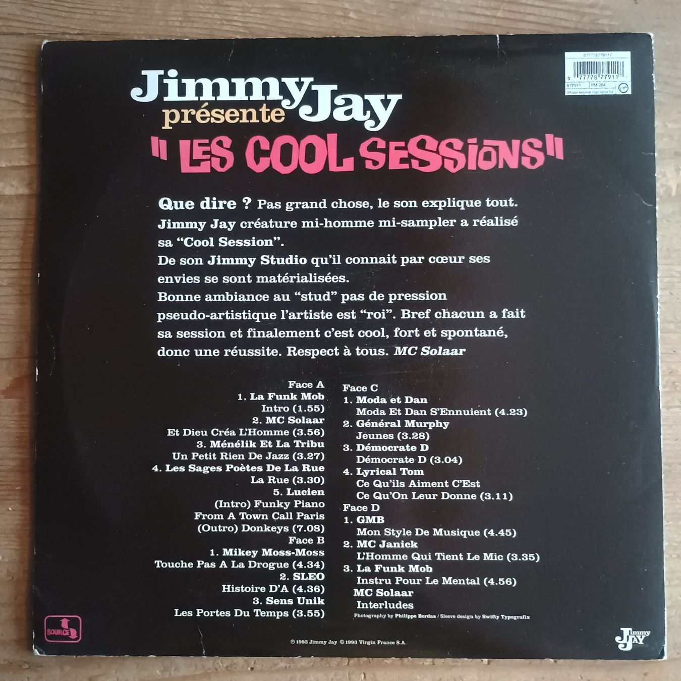 Jimmy Jay ‎– "Les Cool Sessions" 2xLP FR-1993 1st PRESS VG++ (Gebraucht ...