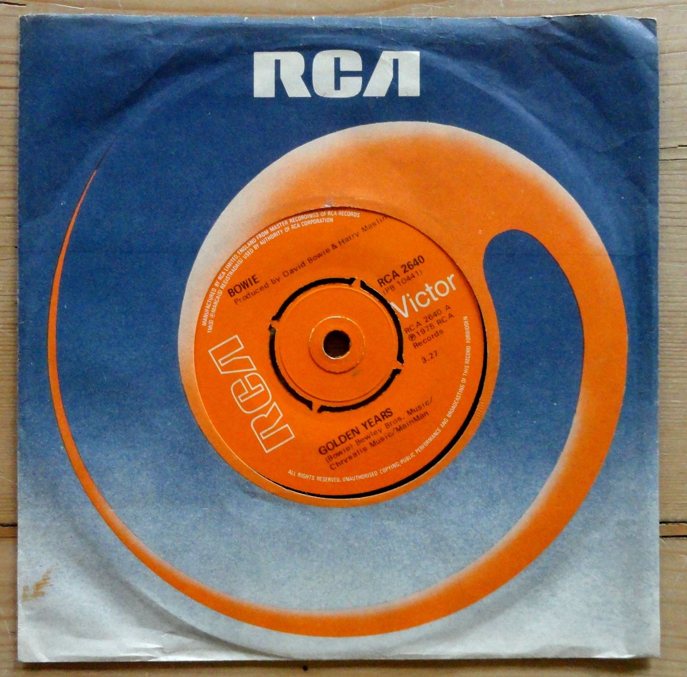 SI DAVID BOWIE can you hear me 1975 UK RCA 2640 top (Gebraucht) in ...