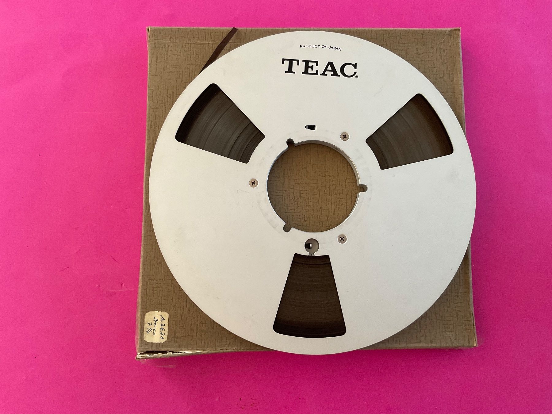 TEAC NAB Spule mit Band für ReVox ,Teac,Nagra,Studer ,Akai (Gebraucht ...