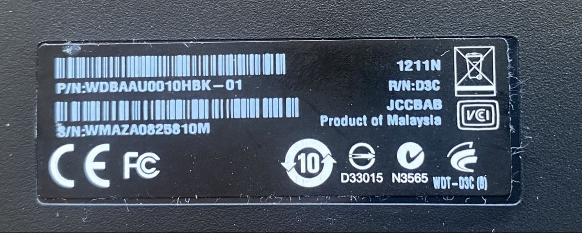 WD Elements Desktop Externe Festplatte 1 TB (WDBAAU0010HBK) (Gebraucht ...