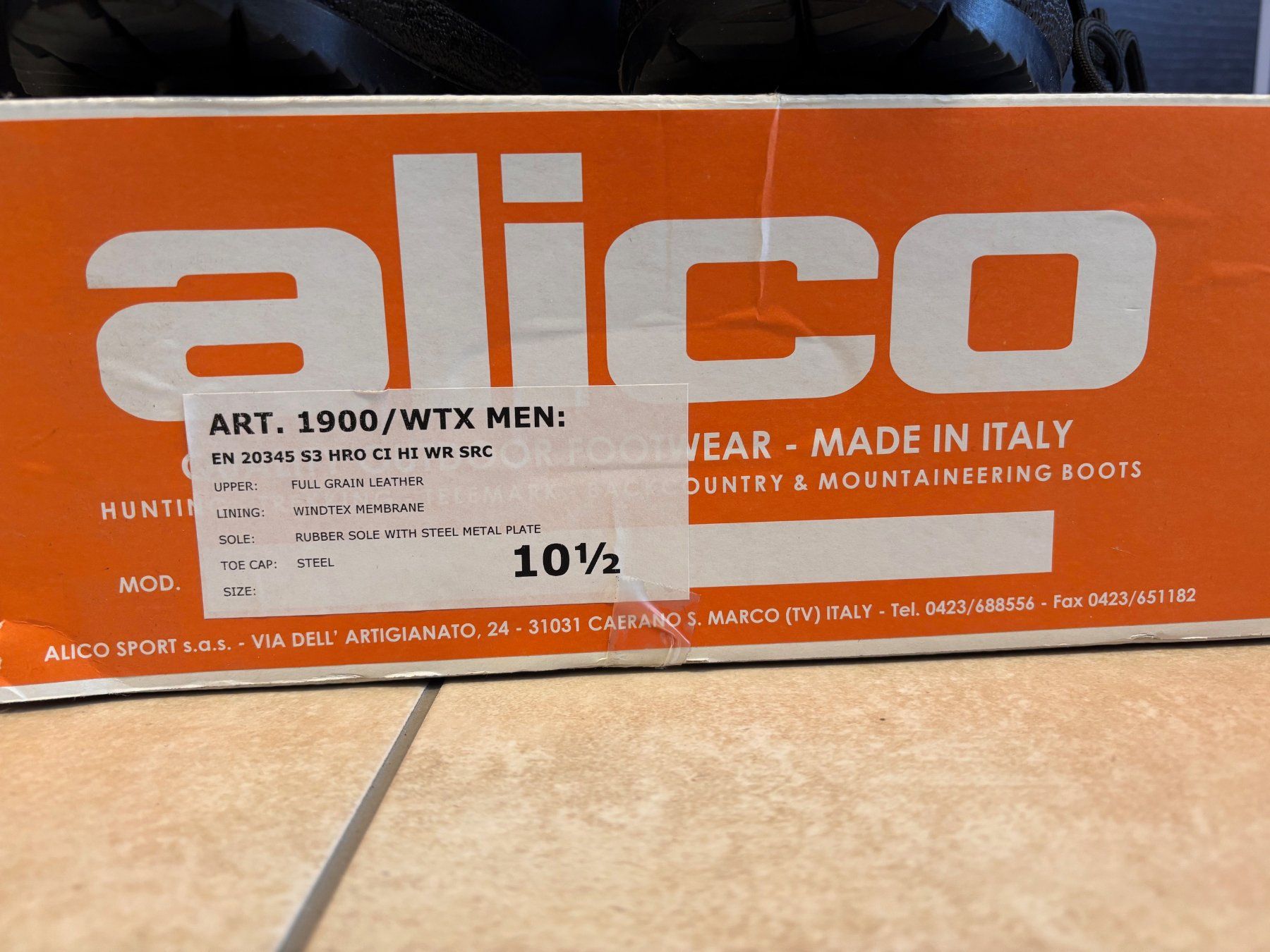 Chaussures de sécurité Alico S3 – neuves – pointure 10½ (Neuf avec ...