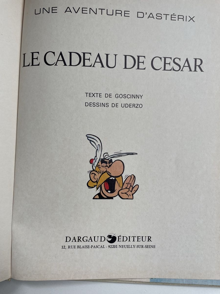 Asterix der Gallier: Das Geschenk Cäsars, Top Zustand! (D'occasion) à ...