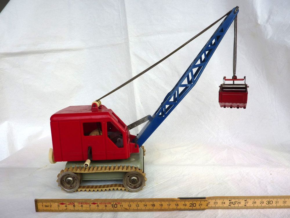 Spielzeug Bagger Gama 280, ca. 1960, Ketten-Raupenbagger (Gebraucht) in ...