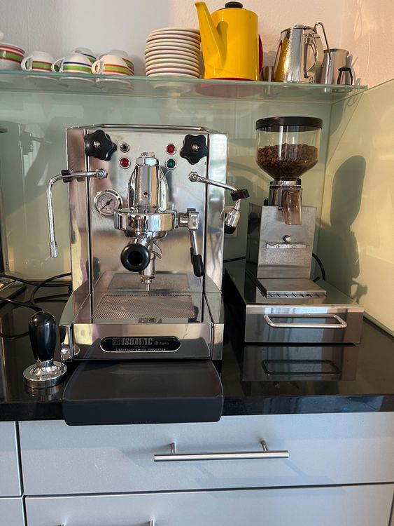 ISOMAC Espressomaschine Millenium mit Mühle (2-teilig) (Gebraucht) in ...
