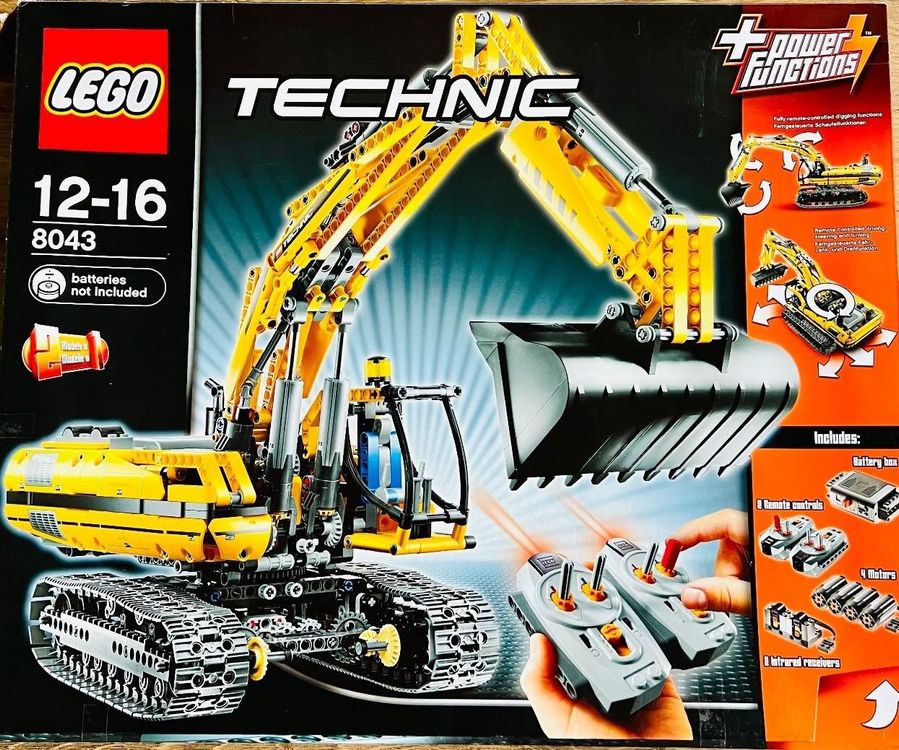 Lego Technic 8043 motorisierter Bagger (Gebraucht) in Eggersriet für ...