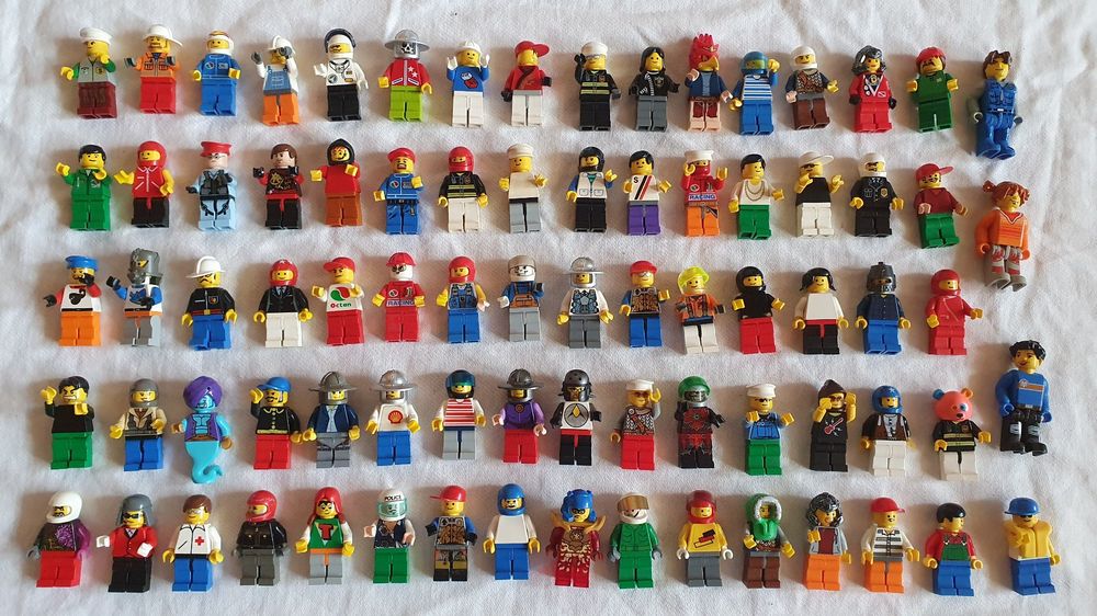 79 LEGO Figuren Minifiguren city system vintage | Kaufen auf Ricardo