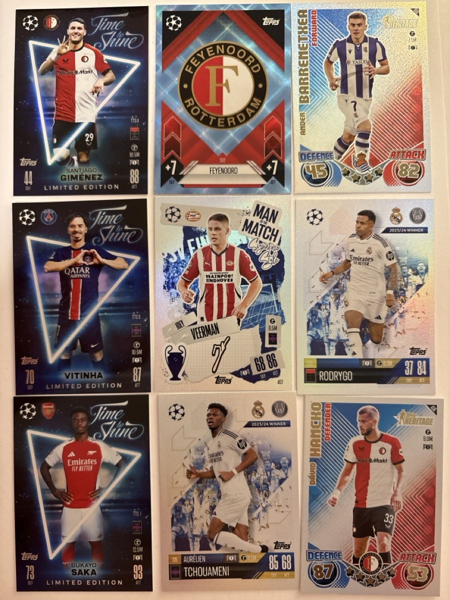 Topps Champions League Cards, rare collection! Top deal (Neu (gemäss ...