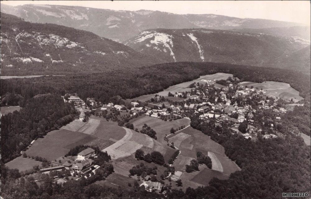 Evilard Leubringen BE // 1954 Luftbild vue aérienne (Gebraucht) in ...