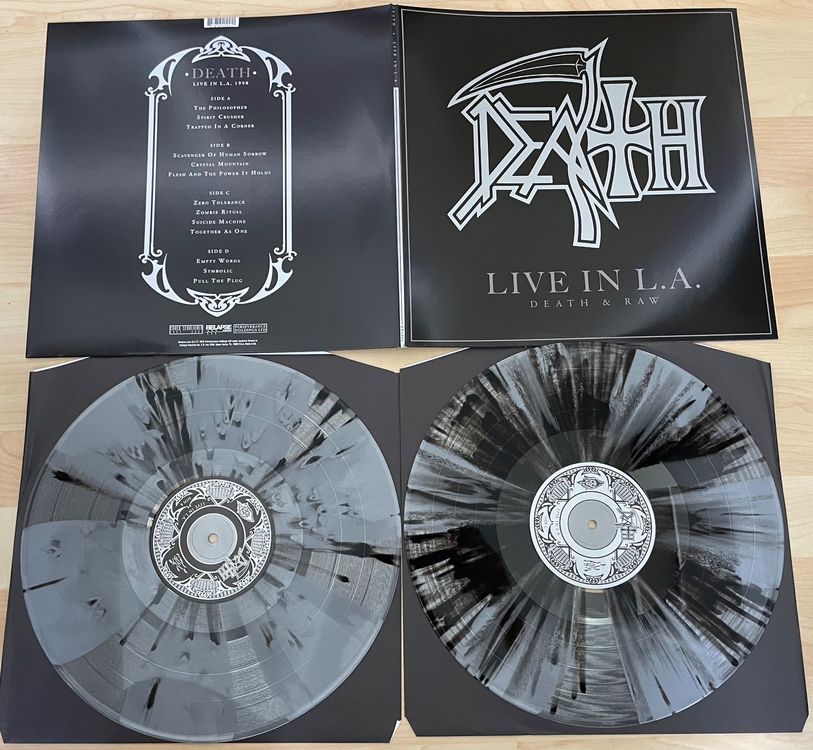 Death Live In L.A. (Death & Raw) Vinyl Lp Splatter ltd 100!! (Gebraucht ...