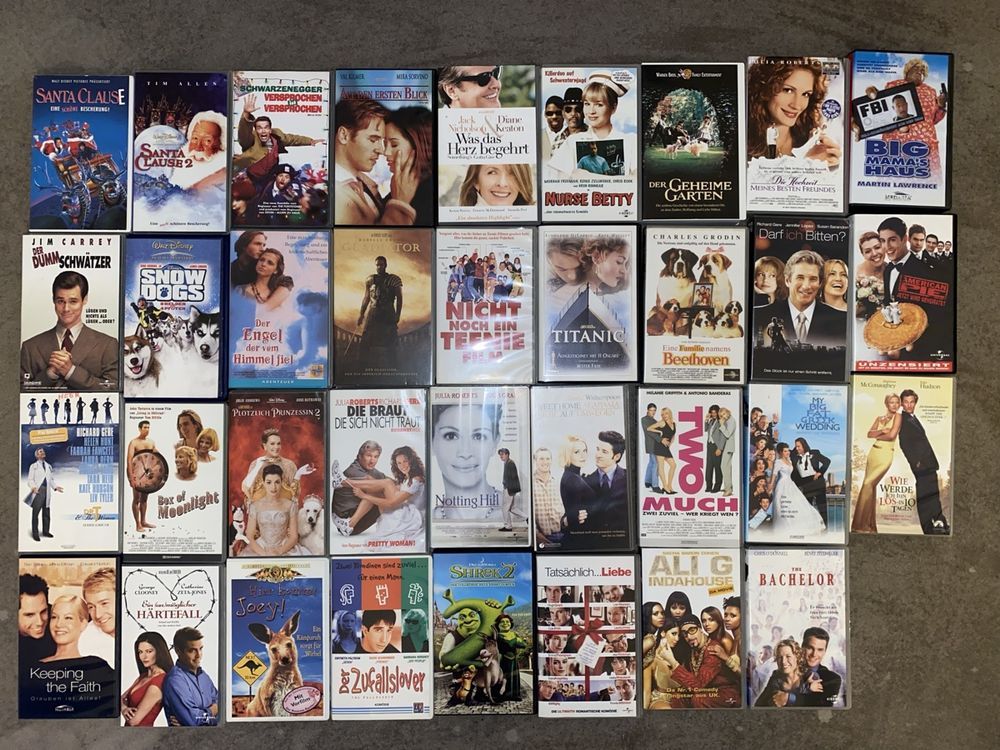 35 Stk. VHS Video Kassetten Filme | Kaufen auf Ricardo