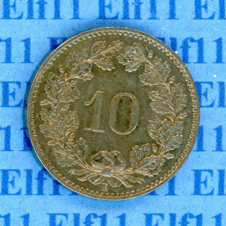 CHF___0.10 1879 stgl *nigelnagelneu ! 10 Rappen (Neu (gemäss Beschreibung)) in Widnau für CHF ...