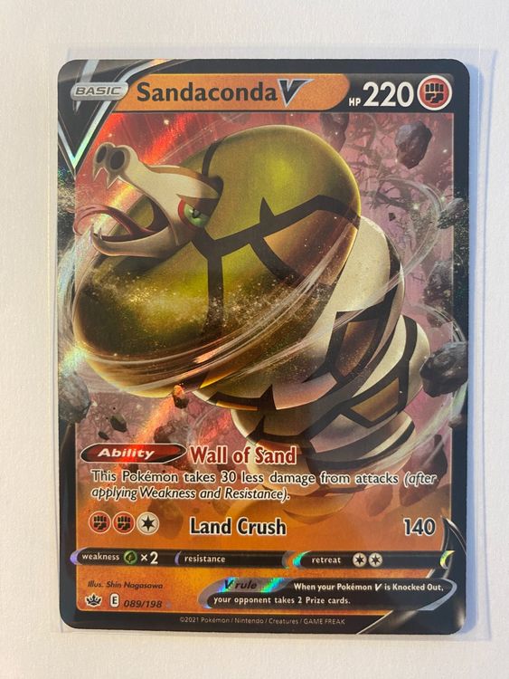 Pokemon Sandaconda V 089/198 Chilling Reign EN (Neu (gemäss ...