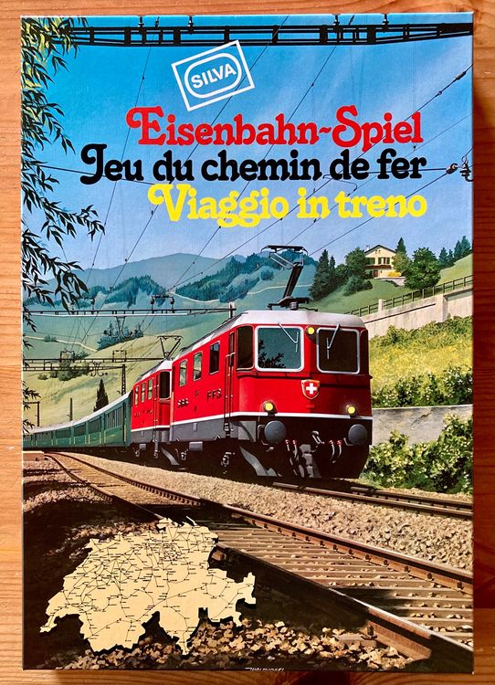Rarität: Eisenbahn-Spiel (NEU, SILVA-Spiel, ca. 1975) (Neu (gemäss ...