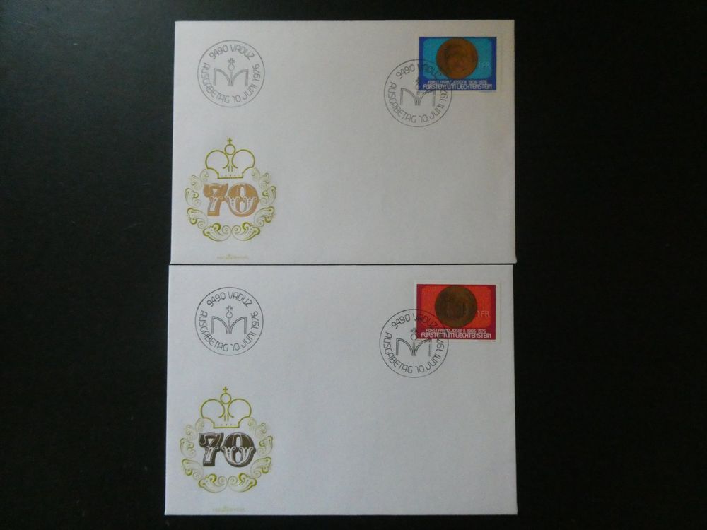 FL 1976 Nr. 586+587 Blockausschnitte auf FDC | Kaufen auf Ricardo