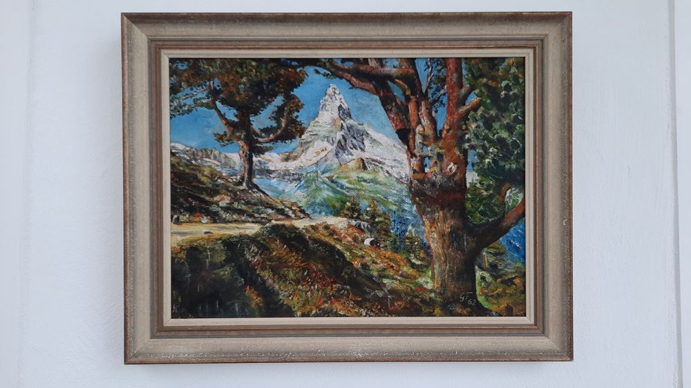 Gemälde Matterhorn | Kaufen auf Ricardo
