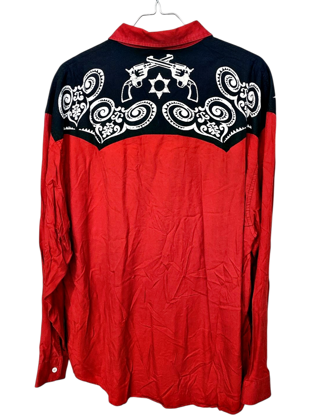 Vintage Rodeo Clothing Company Western Shirt - Red with (D'occasion) à ...