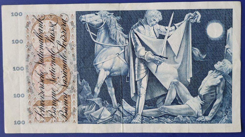 100 Franken Banknote St. Martin 18.Dez 1958 sehr selten (Gebraucht) in ...