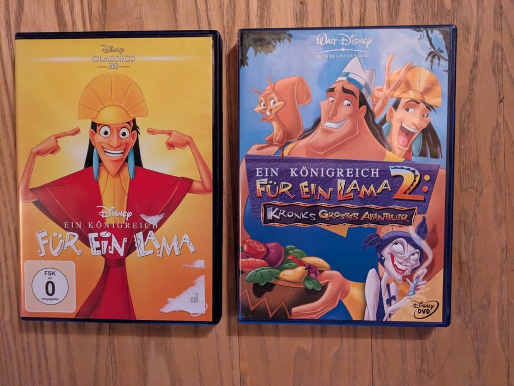 2 Disney-DVDs: "Ein Königreich für ein Lama 1 & 2" | Kaufen auf Ricardo