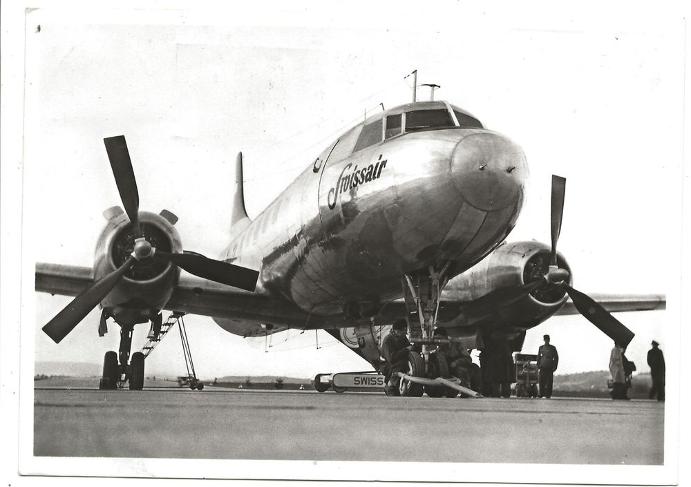 Aviatik: SWISSAIR - Convair - Propeller - 2 Motoren - 1950 (Gebraucht ...