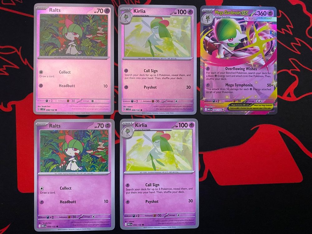 Mega Evolutions - Ralts, Kirlia, Mega Gardevoir Ex set (Neu (gemäss ...