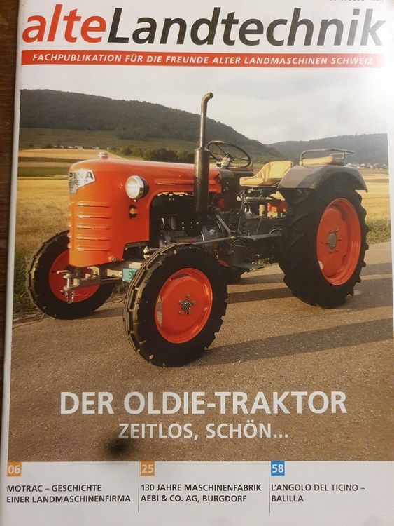 Alte Landtechnik 1/14 Alpina New Holland 130J Aebi Motrac xa | Acheter sur Ricardo