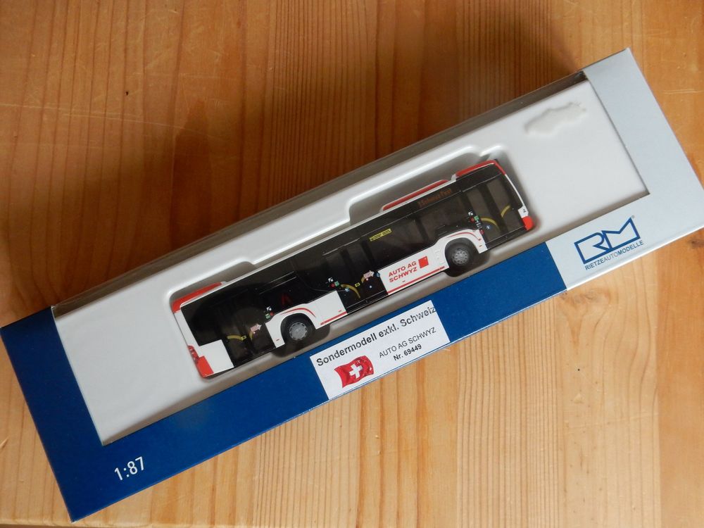 Modell Bus 1:87 Auto AG Schwyz neu + originalverpackt Rietze (Neu und ...