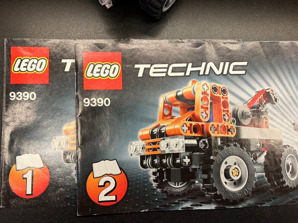 LEGO Technic I 2 Sets! Mini-Abschlepptruck/-Rennwagen I 9390 (Gebraucht ...