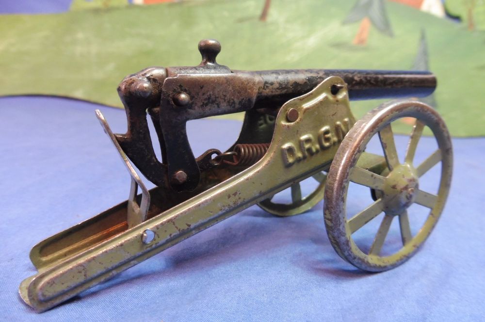 antike Spielzeug Kanone Blech/Stahl von PASCHA Germany DRGM | Kaufen ...