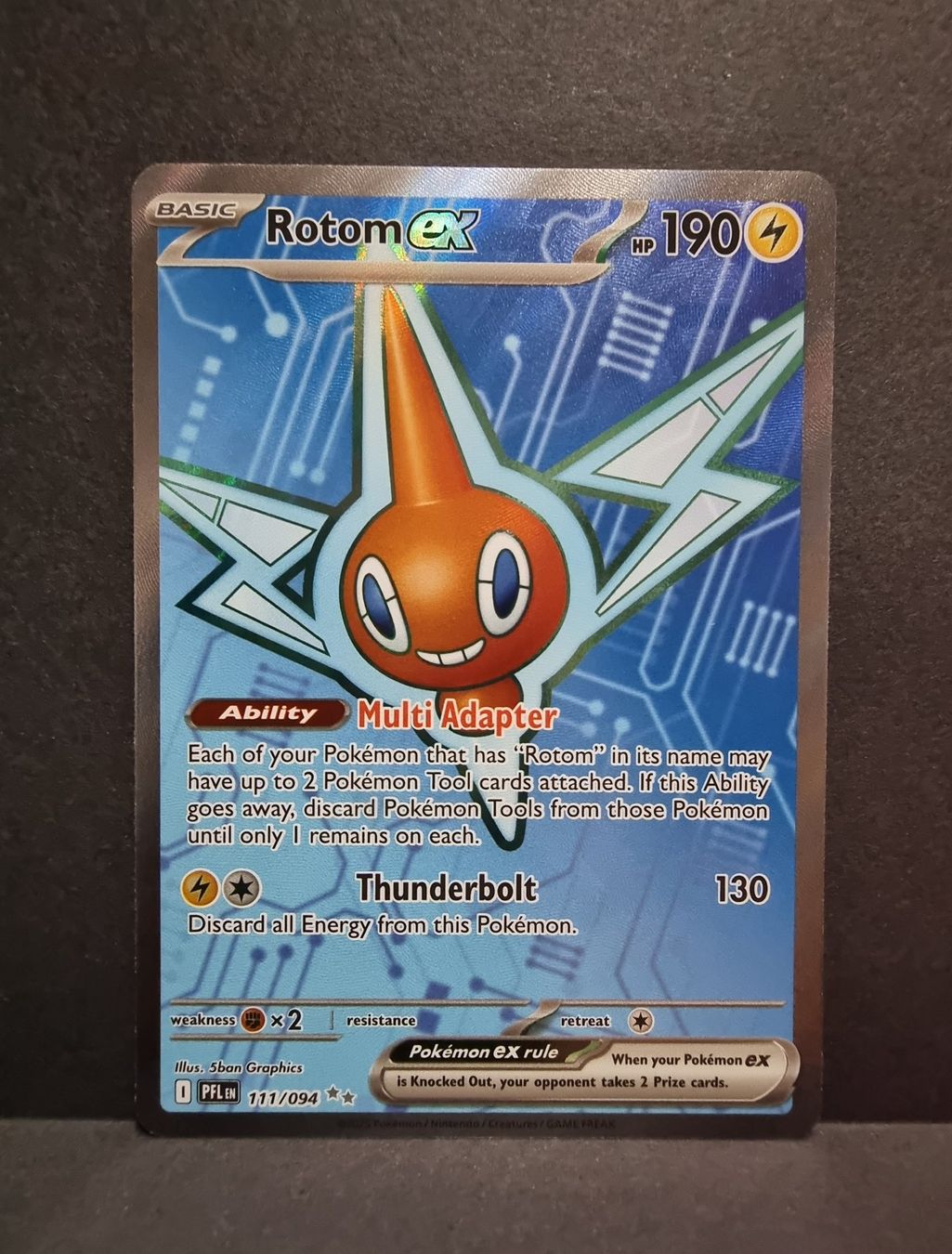 Pokémon Rotom ex 111/094 Phantasmal Flames🇱🇷 (Neu (gemäss Beschreibung ...