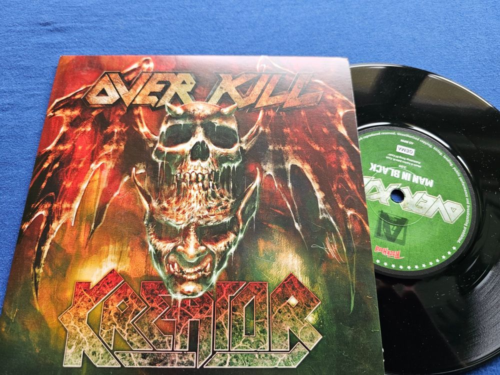 Kreator-warrior heart/overkill-black in black 7" (Gebraucht) in Bremgarten AG für CHF 10.5 – mit ...