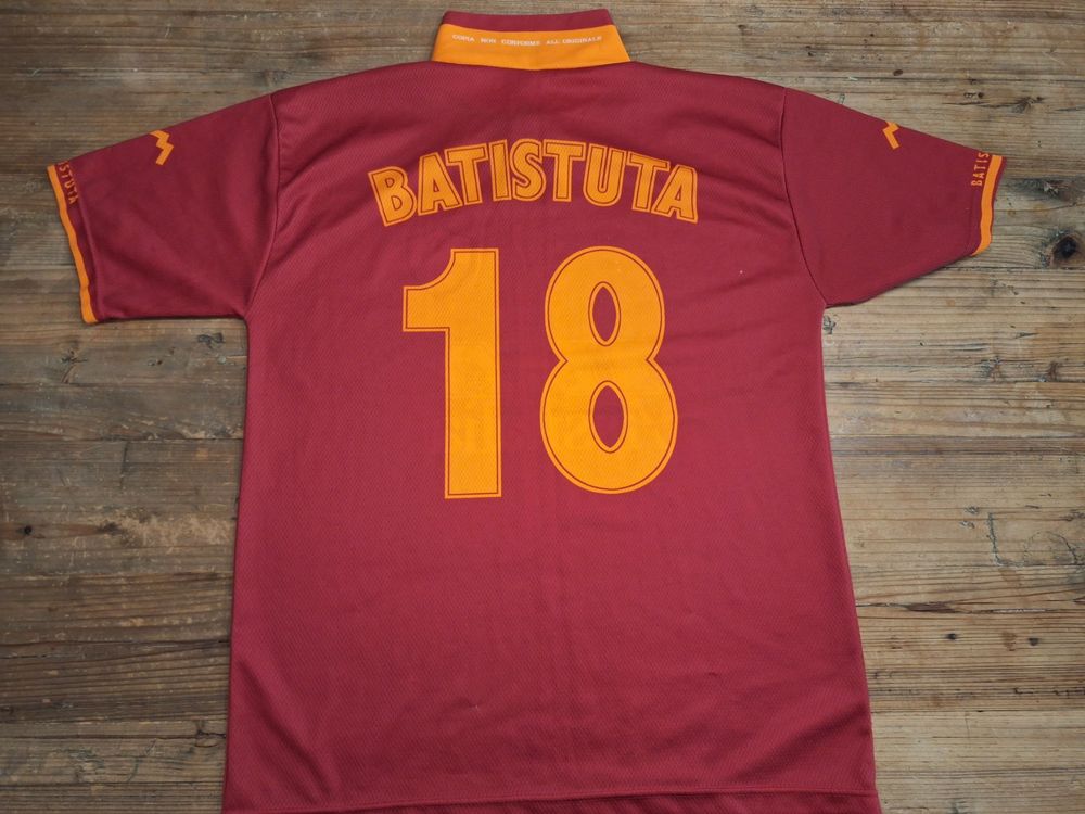 As Roma Gabriel Omar Batistuta 18 XL 2000-2001 | Kaufen auf Ricardo