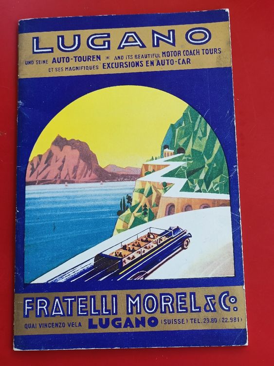 Prospekt Broschüre / Lugano - Auto Touren Fratelli Morel Co. | Kaufen auf Ricardo