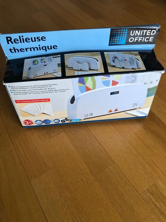 Relieuse Thermique - Thermobindegerät UTB 250 A1 (Neu und ...