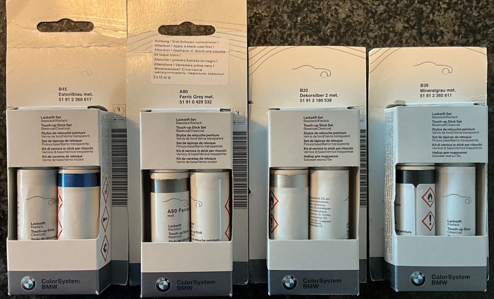 BMW Original Lackstift Sets B45 A80 B20 B39 | Kaufen auf Ricardo
