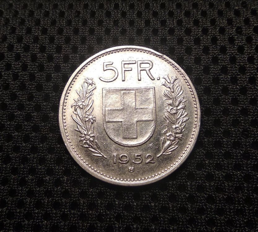 5 Franken 1952 | Kaufen auf Ricardo