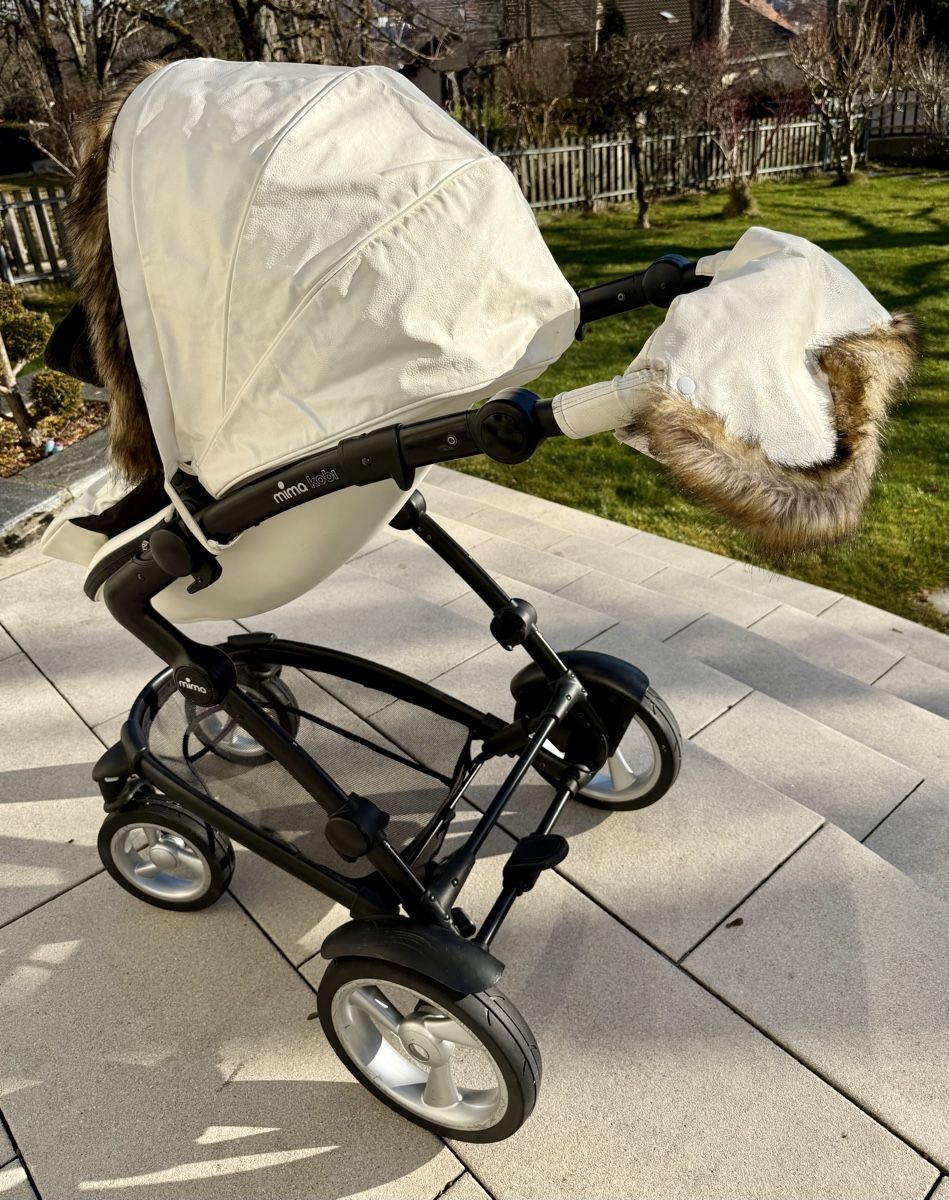 Poussette luxe complète Mima Cuir 2en1, Siège Auto, Iso Fix (Neuf (Voir ...