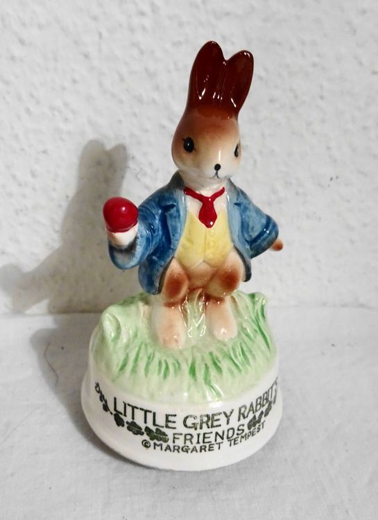 Antike Little Grey Rabbits Spieldose, Osterdeko, M. Tempest | Kaufen ...