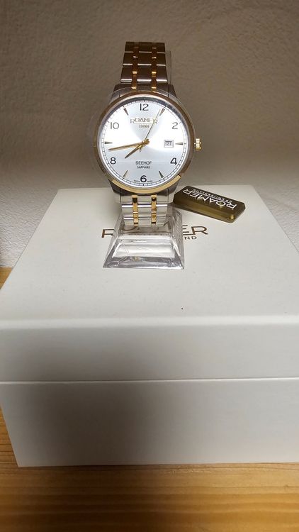 Roamer Uhr Seehof Sapphire, Stahl/Gold, Neu mit Werkgarantie (Neu und ...