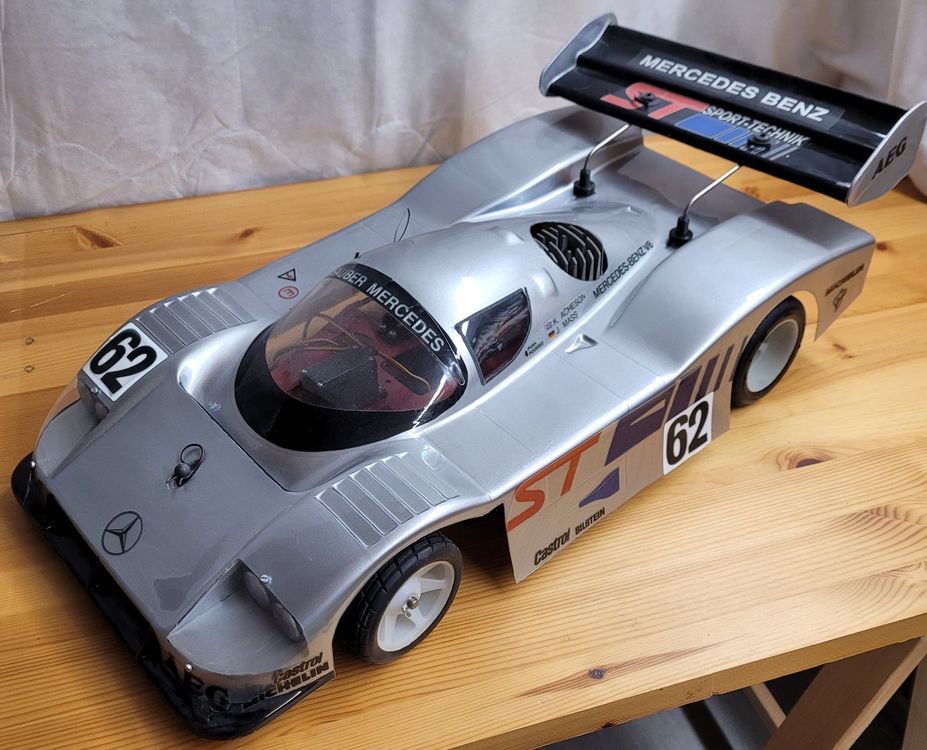 Graupner Clup90 1:8, 2WD-Benziner-Chassis + C9 Karosse (62) (Neu (gemäss Beschreibung)) in ...